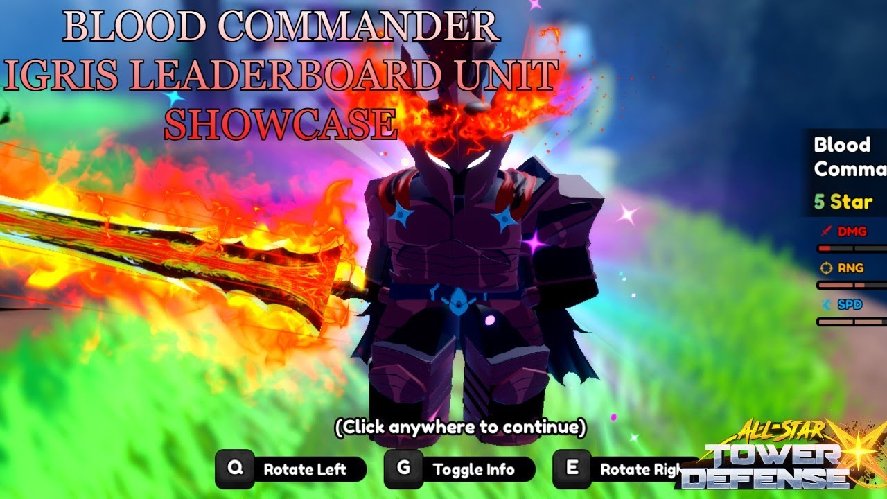 LEVEL 80 SSS LEADERBOARD UNIT BLOOD COMMANDER IGRIS SHOWCASE | ASTD X ...