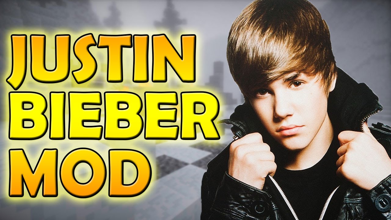 Minecraft JUSTIN BIEBER MOD ! - YouTube
