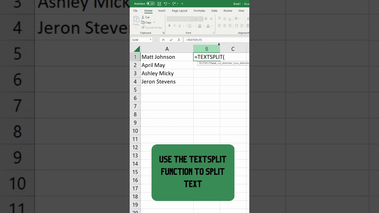 How To Split First And Last Names In Excel YouTube How To Split First And Last Names In Excel YouTube