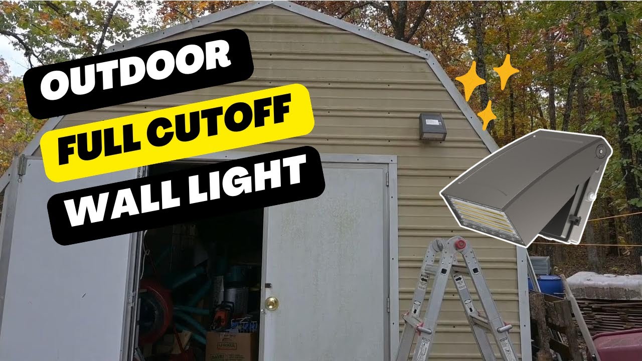 Install Adjustable Full Cutoff Outdoor Wall Lights for Your Workshop ...