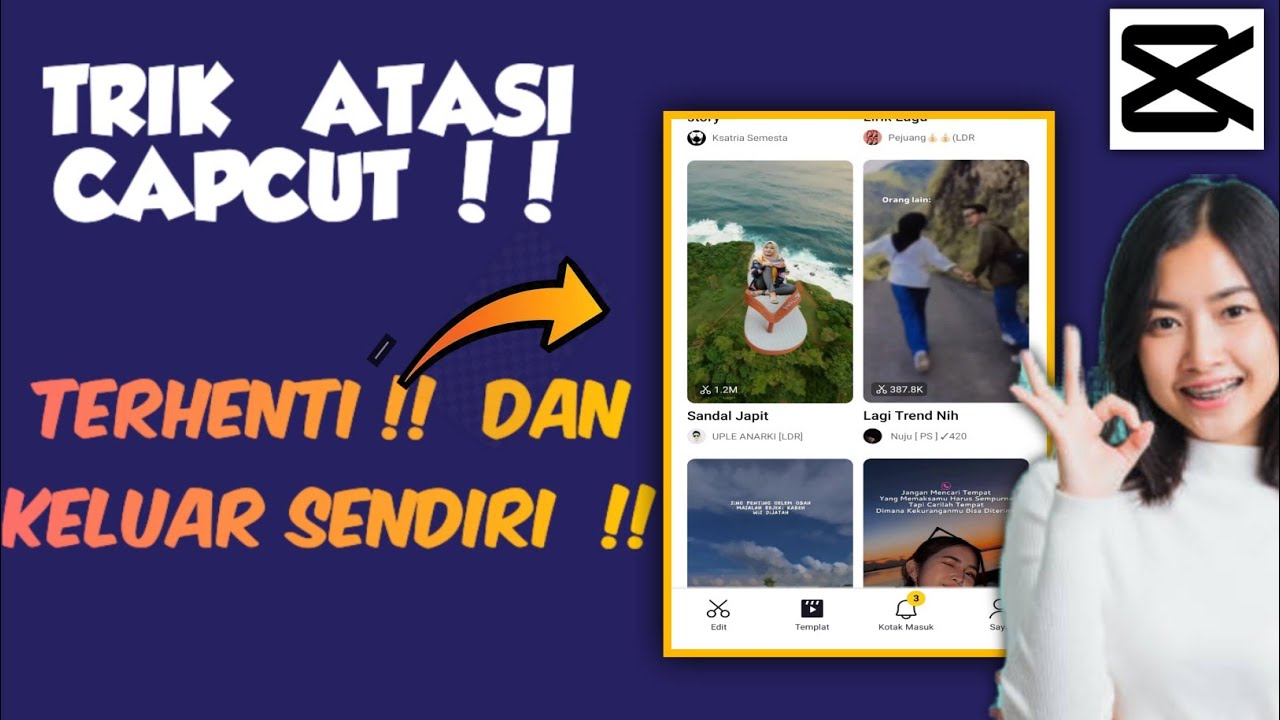 Cara Mengatasi Capcut Yang Terhenti Dan Keluar Sendiri 2023 - YouTube