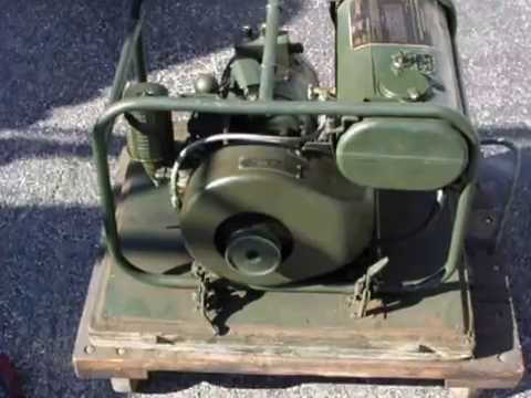 WW-2 P.E. 210 Generator - YouTube