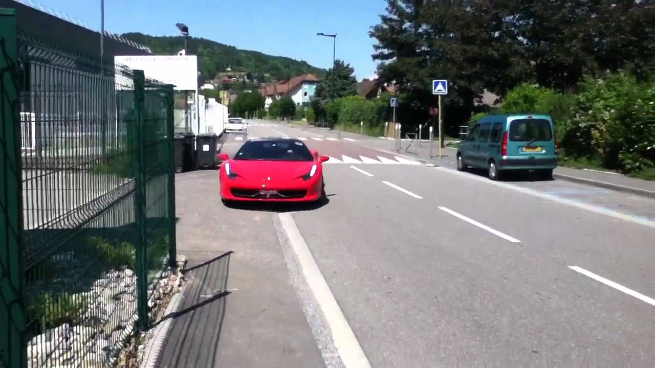 Ferrari 458 italia accélération sound!!! - YouTube