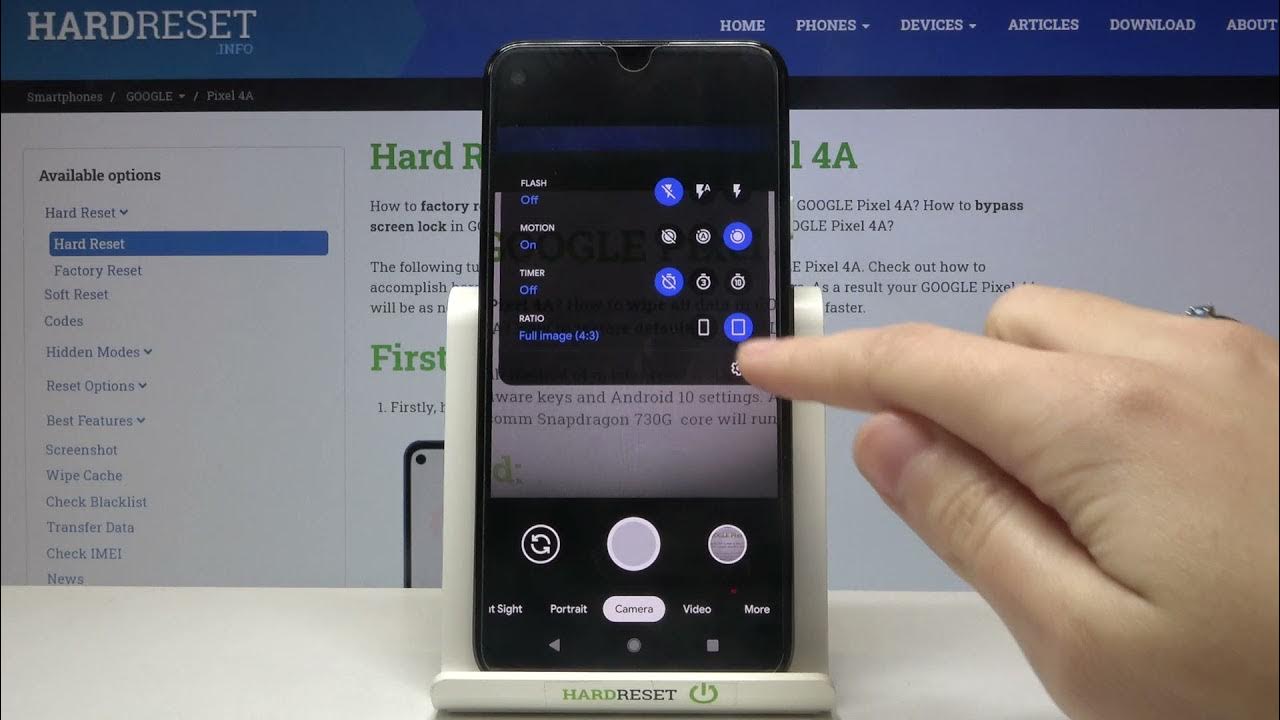 How to Change Volume Button Function in Camera in GOOGLE Pixel 4a - Camera Settings - YouTube
