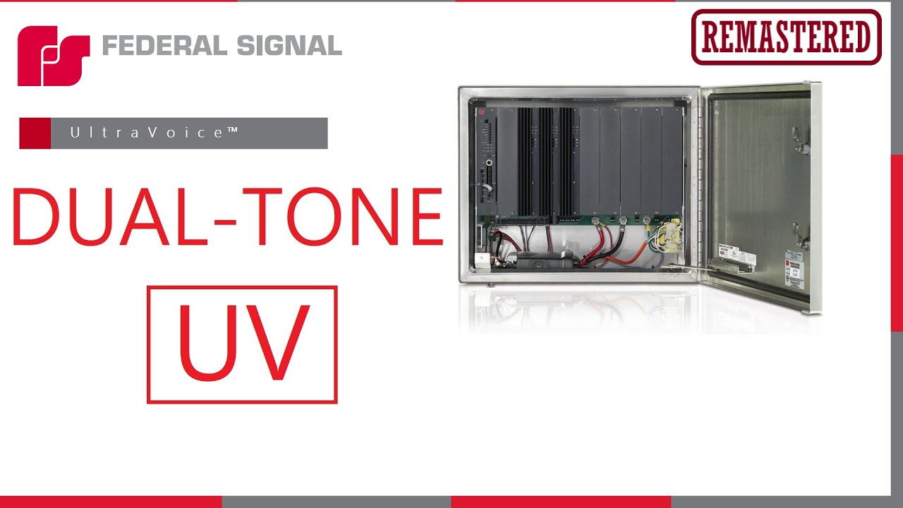 Federal Signal UV Controller dual-tone | All signals synth (Remastered ...