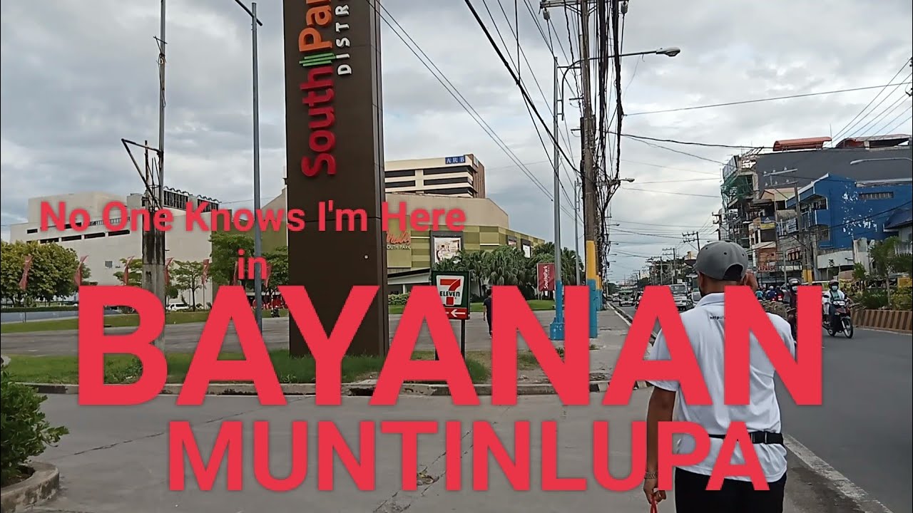 Walking through BAYANAN MUNTINLUPA | New mall South Park Center - YouTube