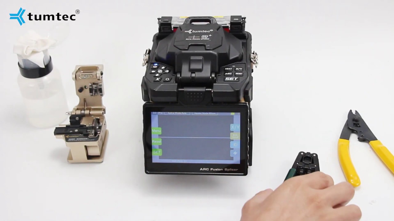 Tumtec Core Alignment Fusion Splicer V9+ Splicing Effect丨Optical Fiber ...