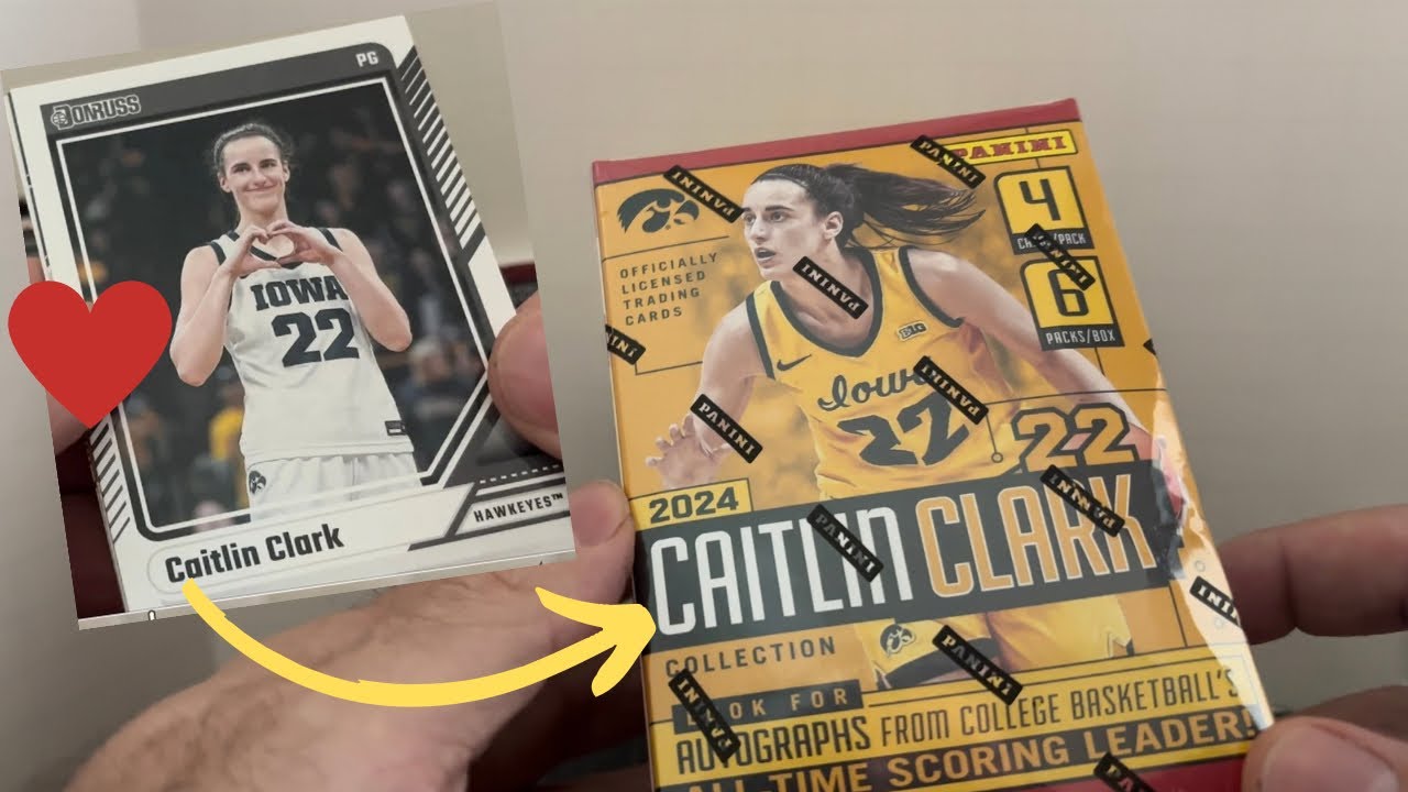 Opening a Box of Panini Caitlin Clark Basketball Cards - YouTube