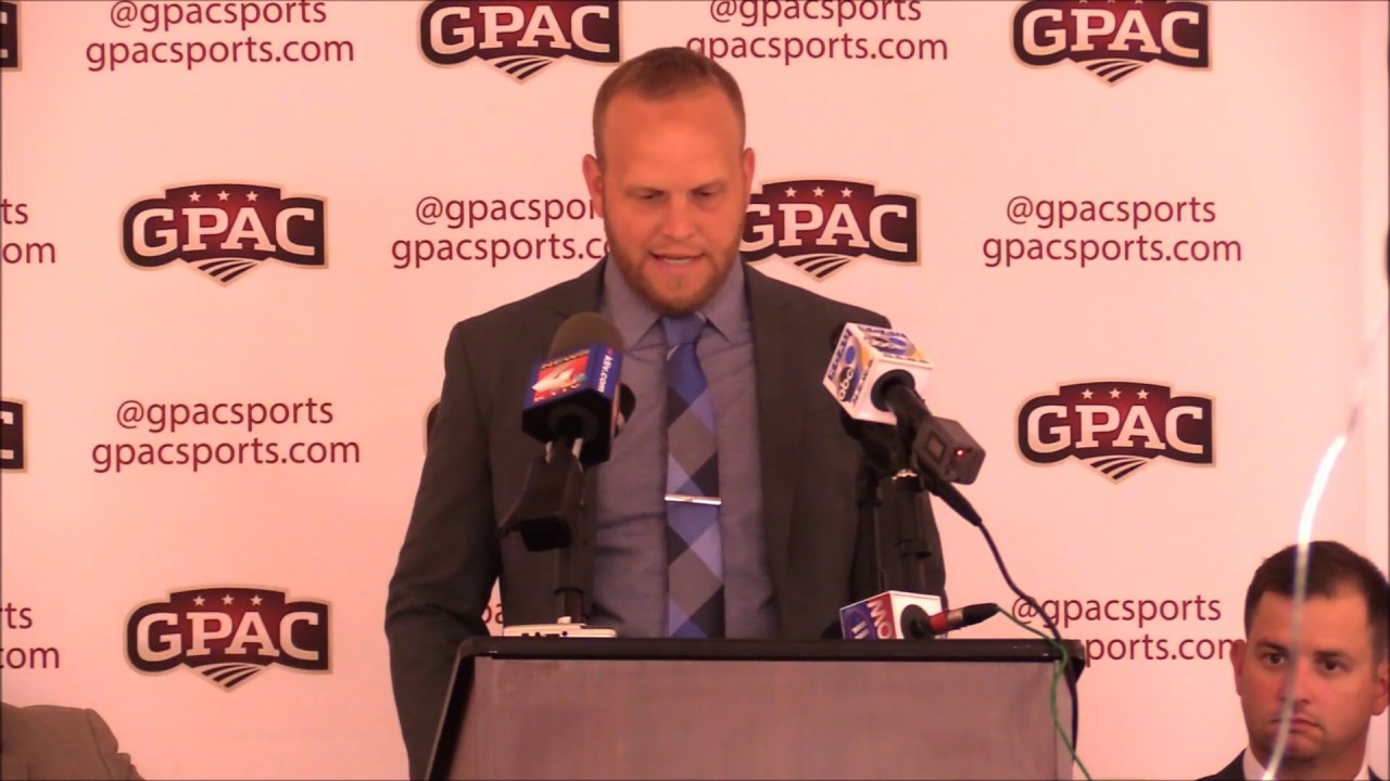 Patrick Daberkow: 2019 GPAC Football Media Day - YouTube