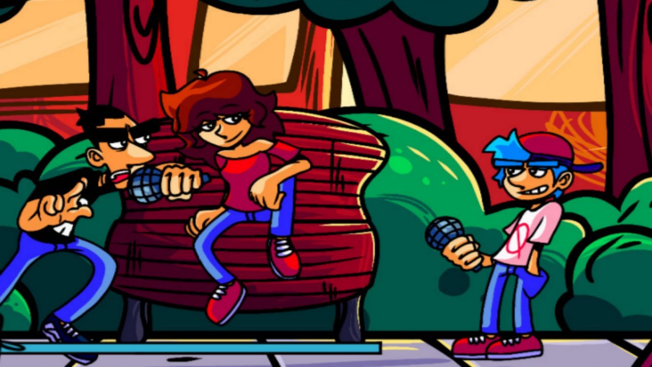 Friday Night Funkin' - Funk Trough The Dotted Line (FNF MODS) - YouTube