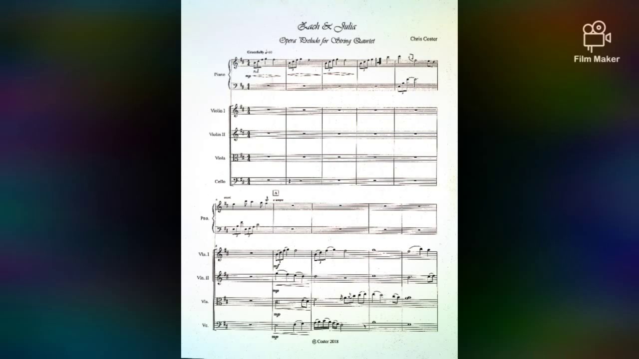 Zach & Julia Opera Prelude - Chris Coster - YouTube