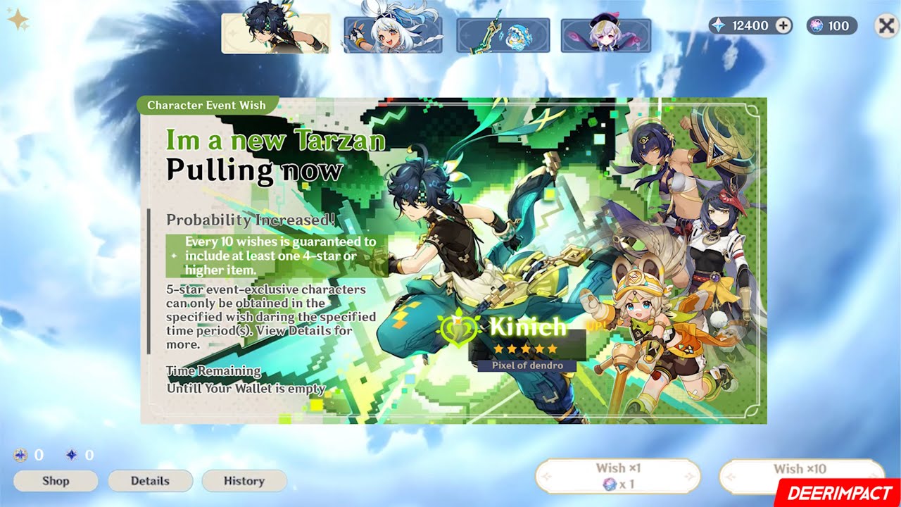 Your pull on kinich banner version 5.0 [GENSHIN IMPACT] - YouTube