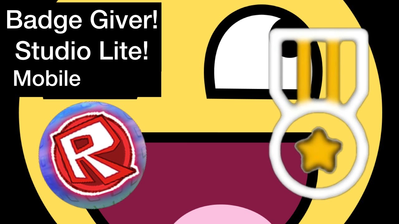 How to make a bagde giver in Roblox studio lite! - YouTube