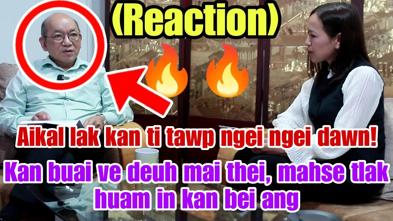 Pu K. Sapdanga AIKAL LAK chungchangah a tawng chhuak ta! (Reaction) Pui dawn e..!! - YouTube