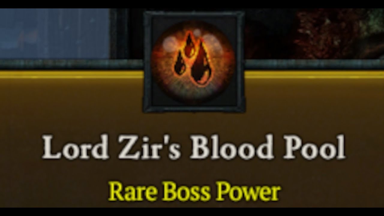 Lord Zir's Blood Pool | skill showcase | Diablo 4 | season 8 | boss ...