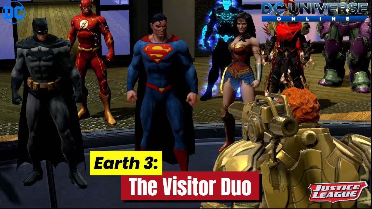 DCUO (DC-Universe Online) Earth 3 The Visitor Duo Team Up - YouTube