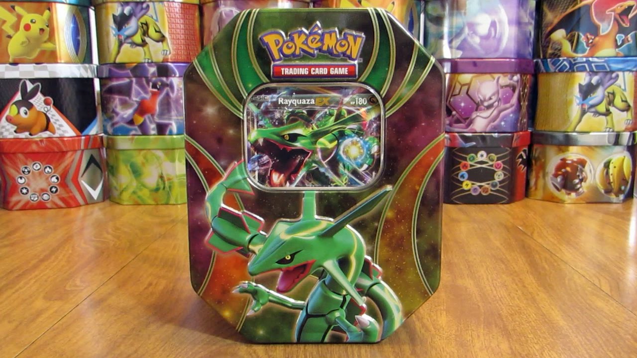 Pokémon Rayquaza Ex Tin