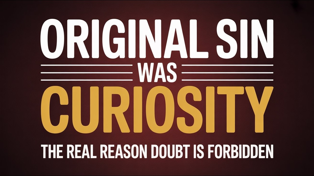 Original Sin Was Curiosity: The Real Reason Doubt is Forbidden - YouTube