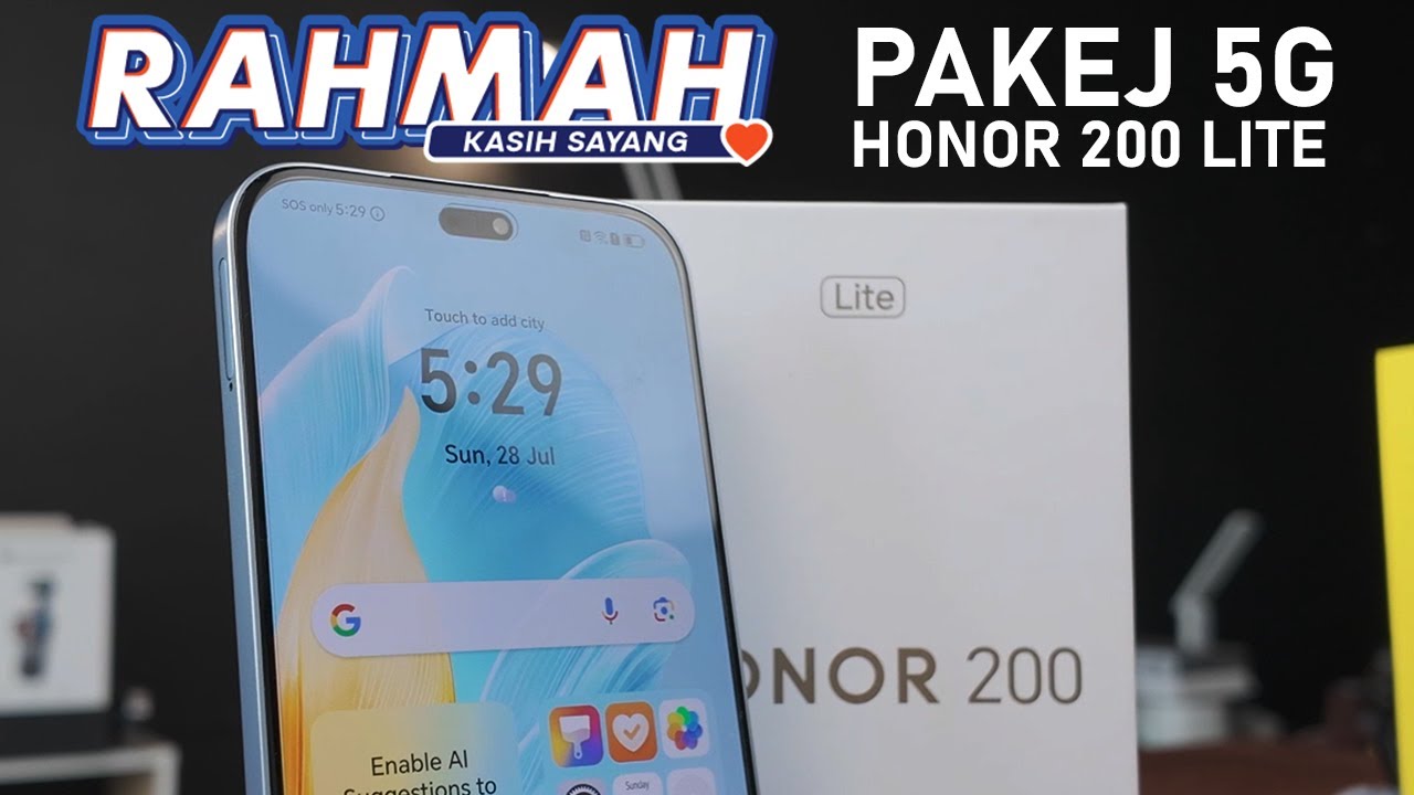Pakej 5G Rahmah 2024 | Honor 200 Lite 5G PERCUMA - YouTube