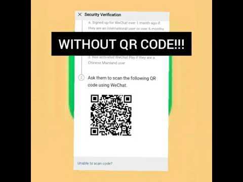 SIMPLE TRICK: How To Create WeChat Account without scan QR code. Register/Sign up on WeChat ...