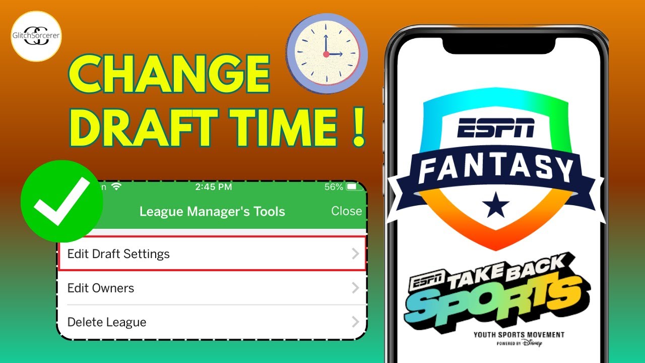 How to Change Your ESPN Fantasy Football Draft Time 2025 – Quick & Easy ...