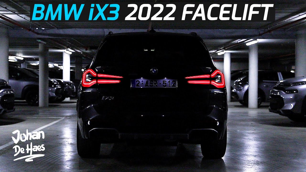 NEW BMW iX3 2022 FACELIFT NIGHT DRIVE - YouTube