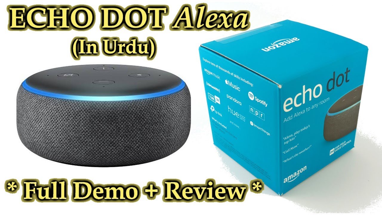 ECHO DOT Alexa | Full Demo & Review | #inurduhindi #inurdu #alexa # ...