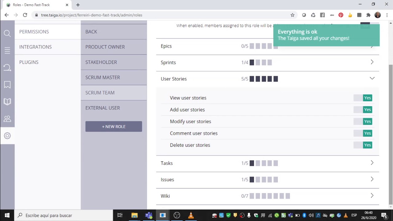 Uso de Scrum en Taiga para gestionar proyectos ágiles - YouTube