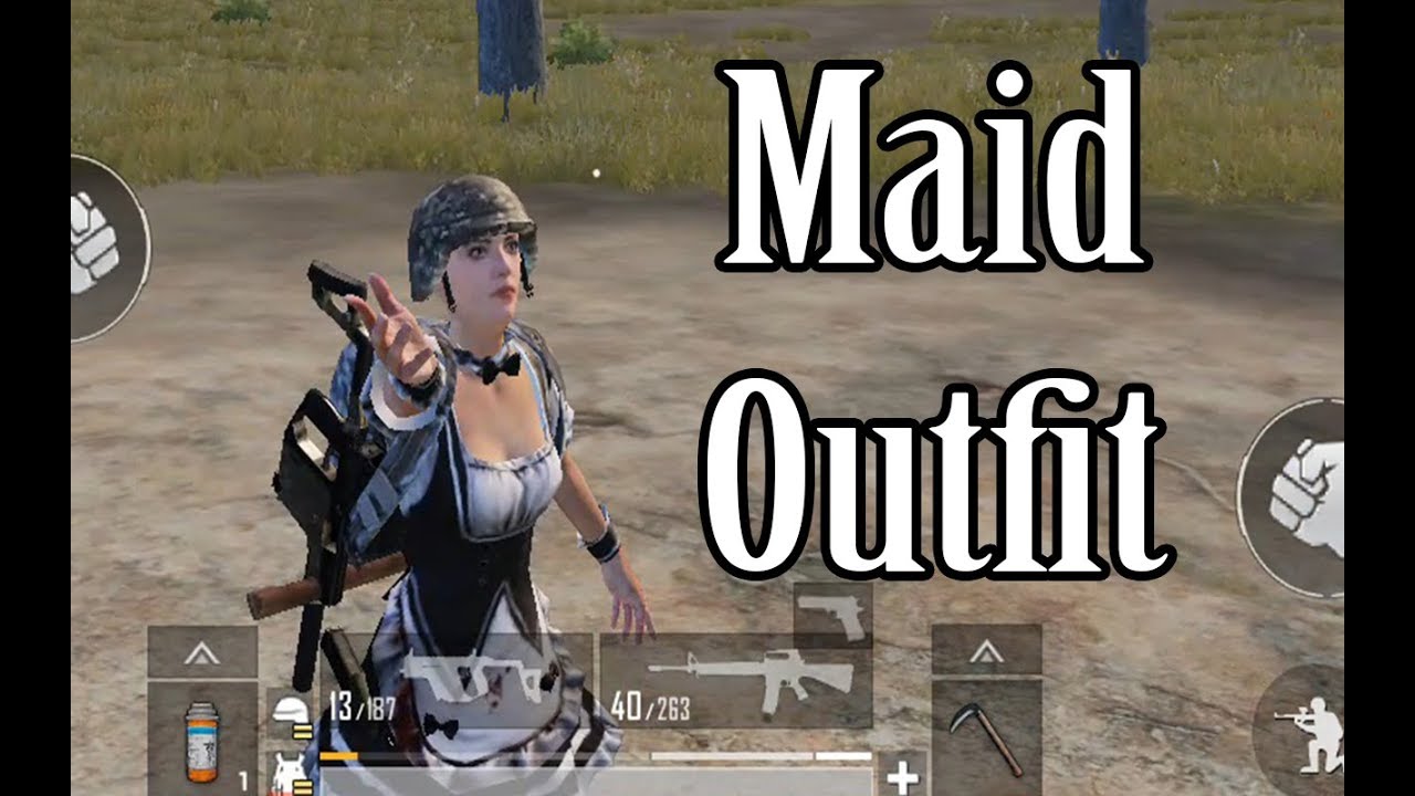 PUBG MOBILE - MAID OUTFIT - YouTube