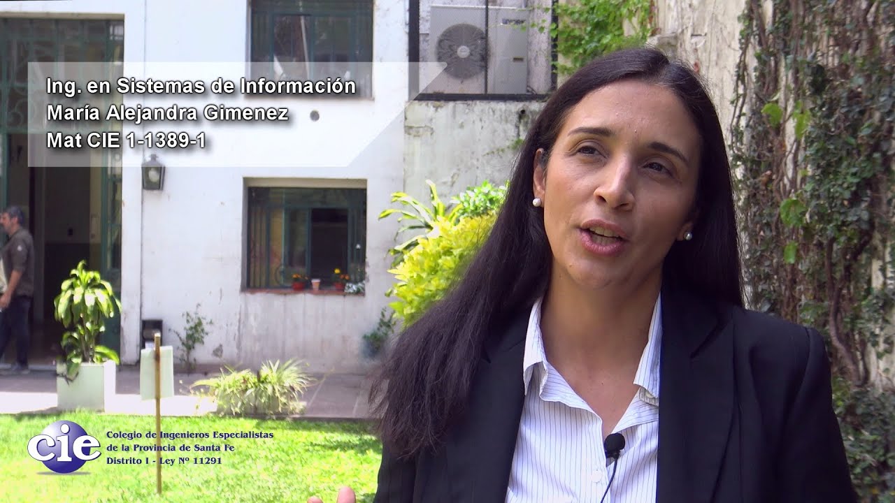 Entrevista a la Ing. María Alejandra Gimenez - Mat CIE 1-1389-1 - YouTube