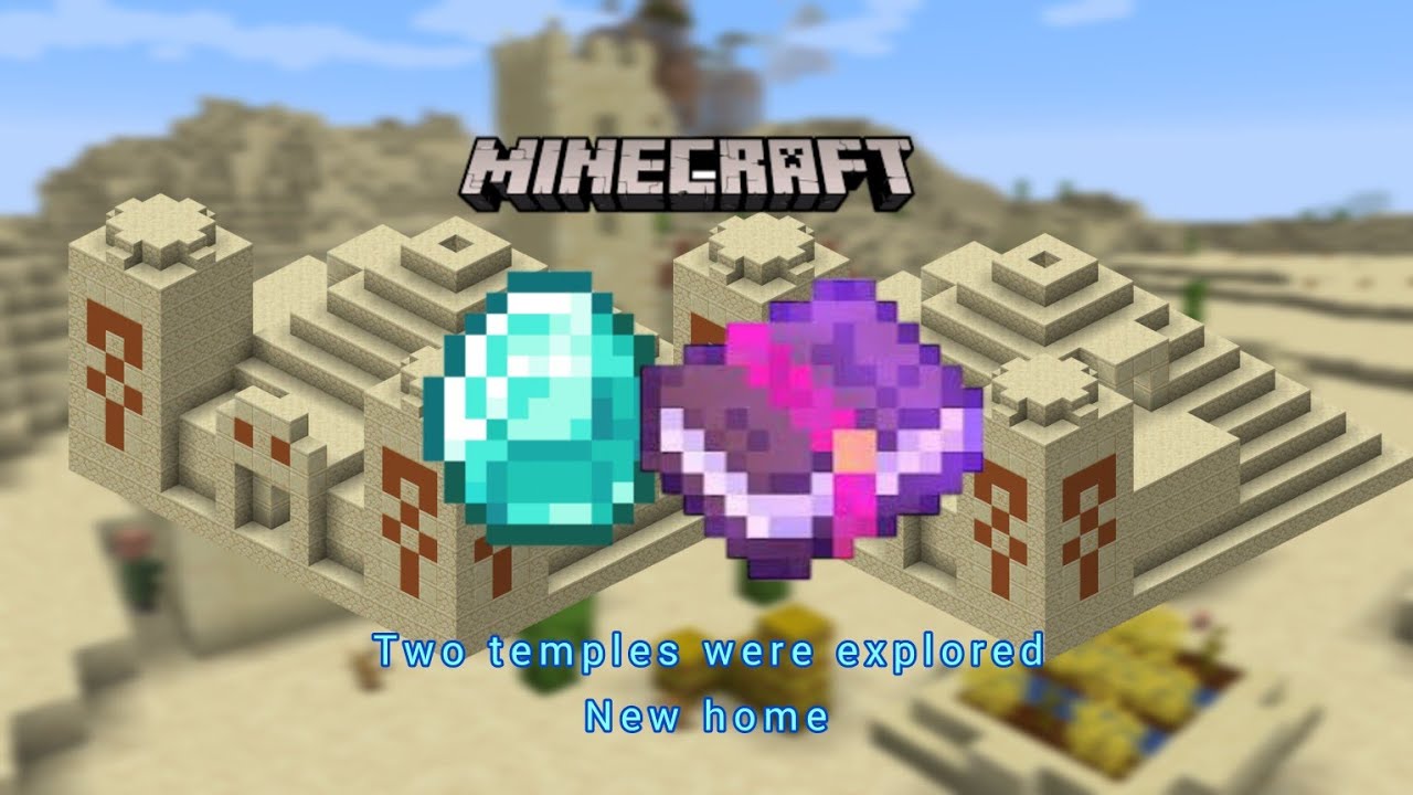 EXPLORING TEMPLES | MINECRAFT PC SURVIVAL | FOUND A NEW VILLAGE | NEW ...