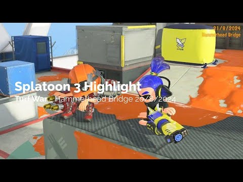 Splatoon 3 Highlight: Turf War - Hammerhead Bridge 20/8/2024 - YouTube