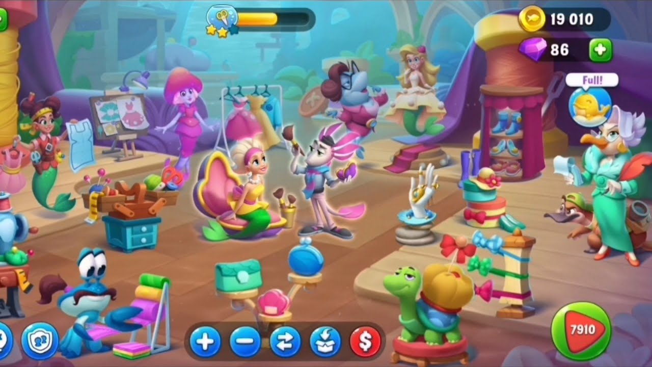 Fishdom: Fashion Show Aquarium - Thematic Decorations - YouTube