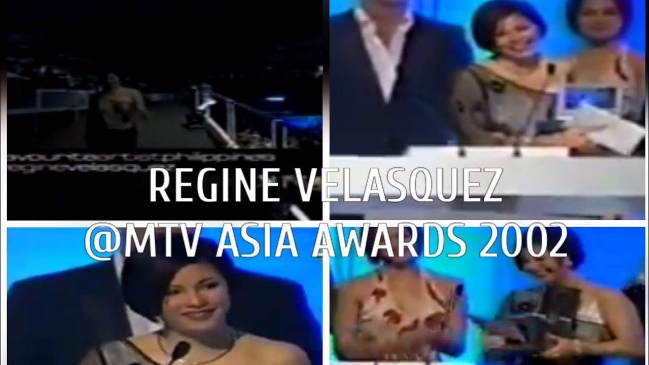 REGINE VELASQUEZ @MTV ASIA AWARDS 2002 #reginevelasquez #mtvasia #mtv ...