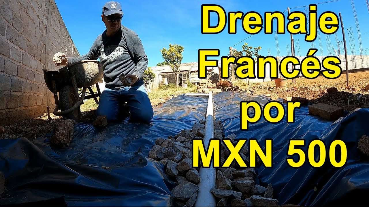 Construyendo en Mexico: Drenaje Frances por MXN 500 en el fondo de ...