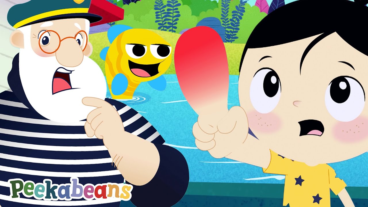 Once I Caught a Fish Alive Song 🐟🐟| Kids Songs & Nursery Rhymes with ...