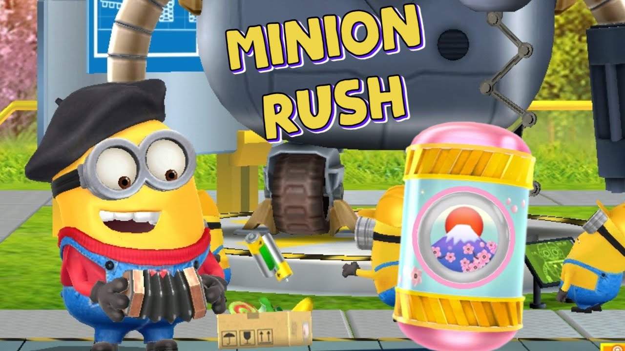 Minion Rush Romantic minion at Japan Robotics special mission prize ...