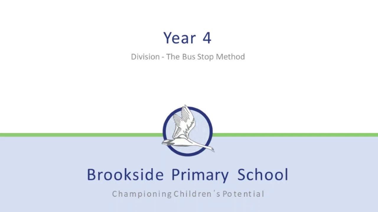 Year 4 - Division - The Bus Stop Method - YouTube