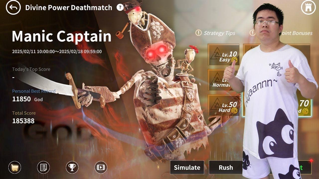 Rise of Eros #235 Divine Power Deathmatch Manic Captain Mùa 2 | Nguyen ...