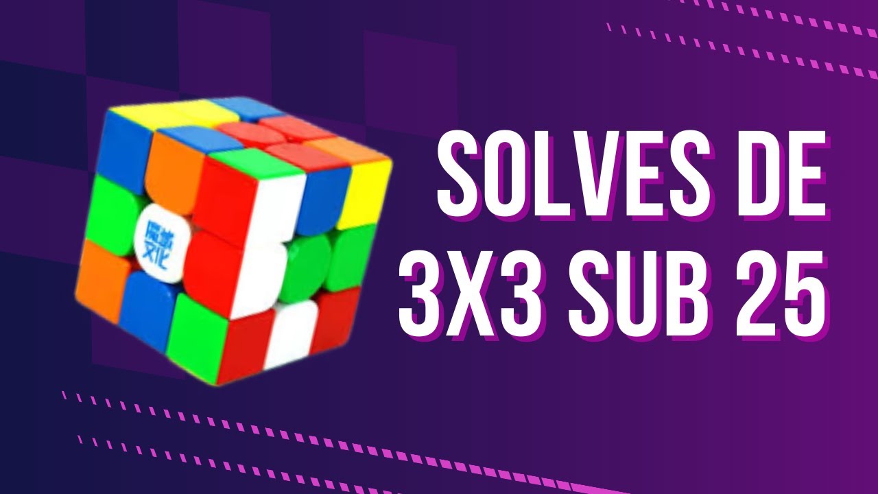 Fazendo mais solves de 3x3 Ao5 - YouTube