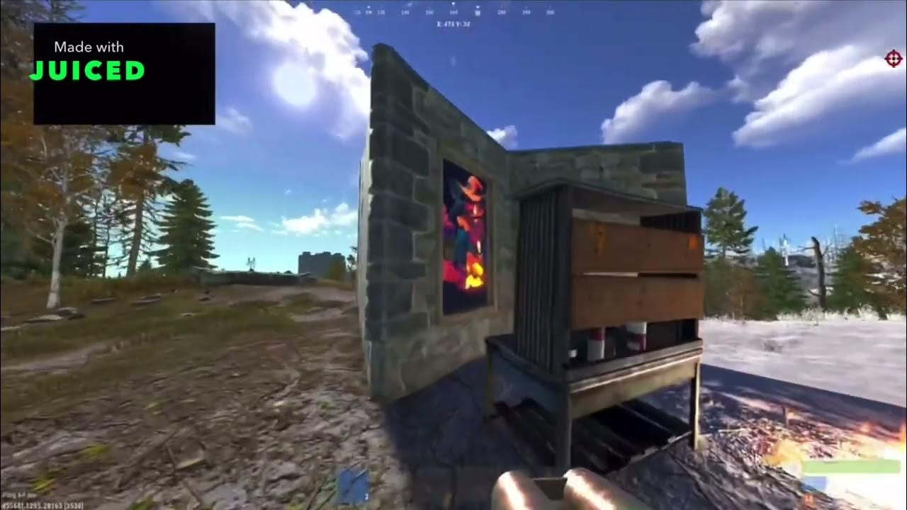 1 hour on a high pop rust server - YouTube