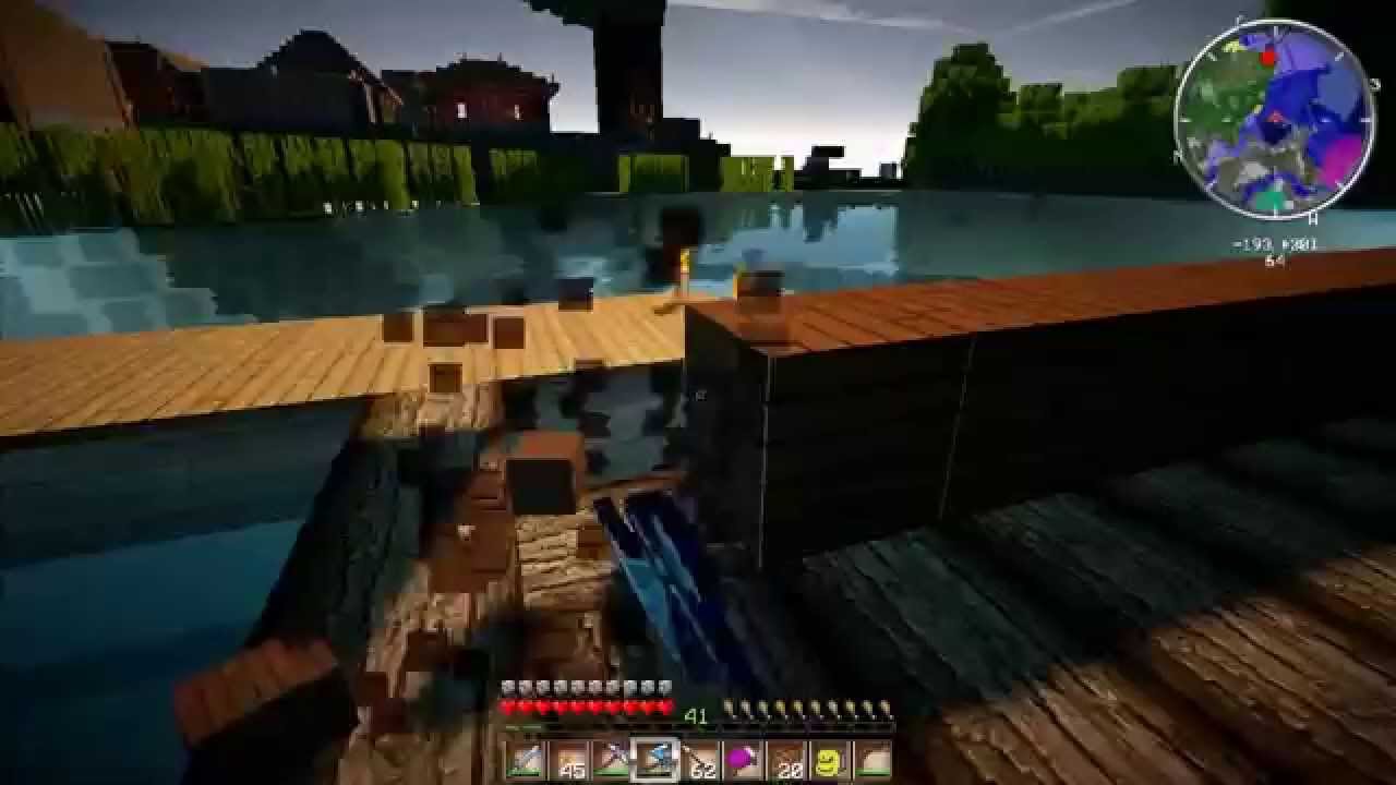 Minecraft 0171 Positionsleuchten an der Hafeneinfahrt Backboard grün ...