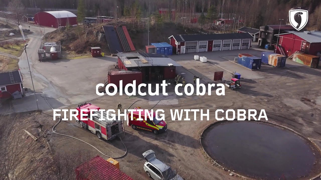 Firefighting with Cobra - YouTube