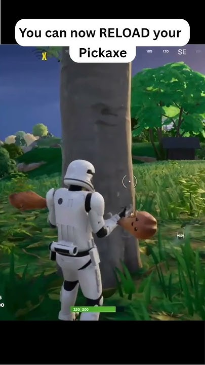 How to RELOAD your pickaxe in fortnite #fortnite #starwars - YouTube
