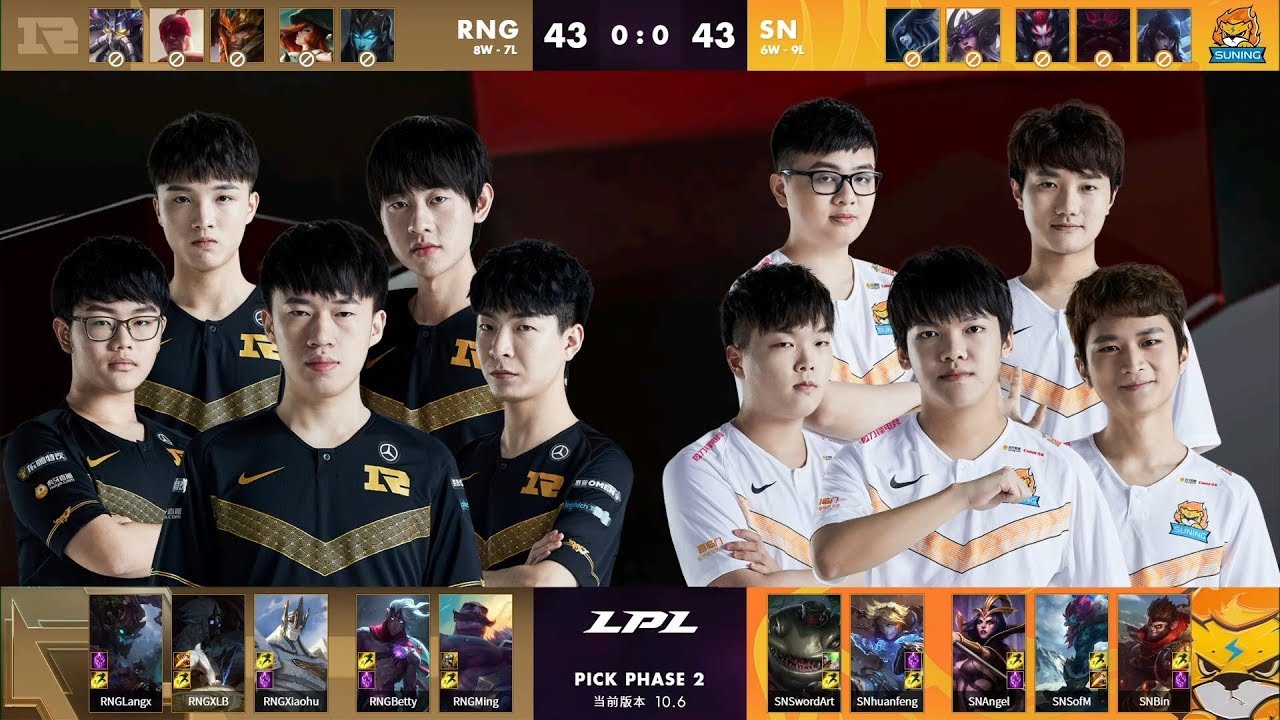 【LPL春季賽】第7週 SN vs RNG #1 - YouTube