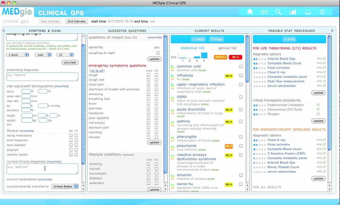 MEDgle Clinical GPS Screencast Short Example 1 - YouTube