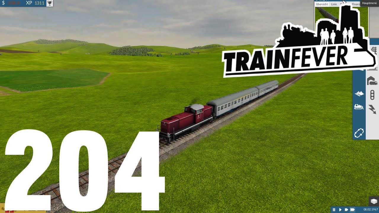 Train Fever #204 [60FPS] ★ Nebenstrecken V90 ★ Let´s Play Train Fever ...