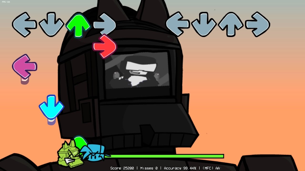 Tankman Giant Robot X FNF TORD (Tankbot over Eddsworld Tordbot) - YouTube