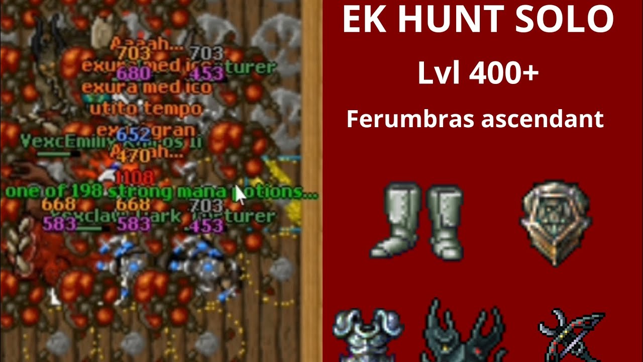 [Aurera Global] Melhor Hunt pra ek lvl 400+ MT LOOT E XP - YouTube