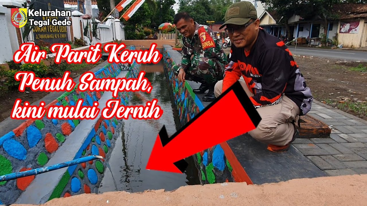 Air Parit Keruh Penuh Sampah, kini mulai Jernih | Jumat Pagi, 14 ...